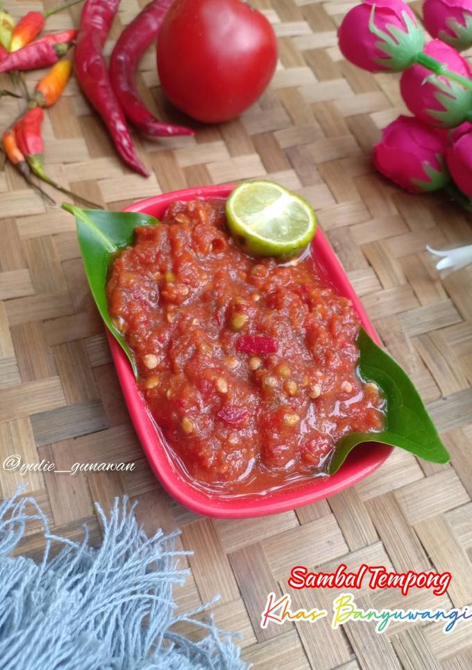 Resep Sambal Tempong Khas Banyuwangi oleh 🌷Yulie Yuda Gunawan🌷 - Cookpad
