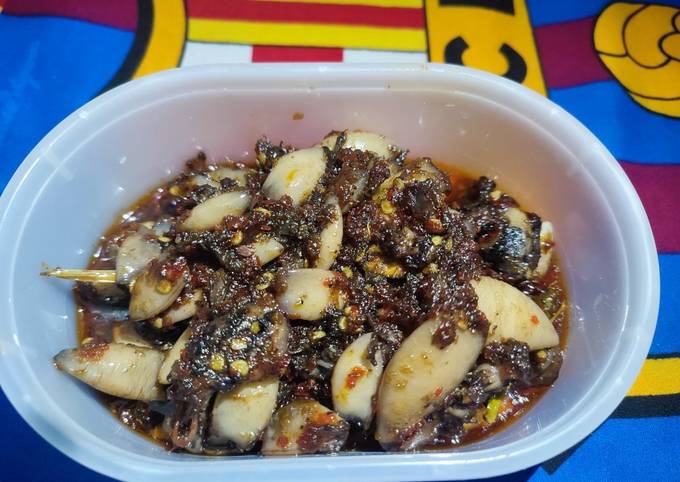 Resep Sambal baby cumi oleh Naa Ramadhani - Cookpad