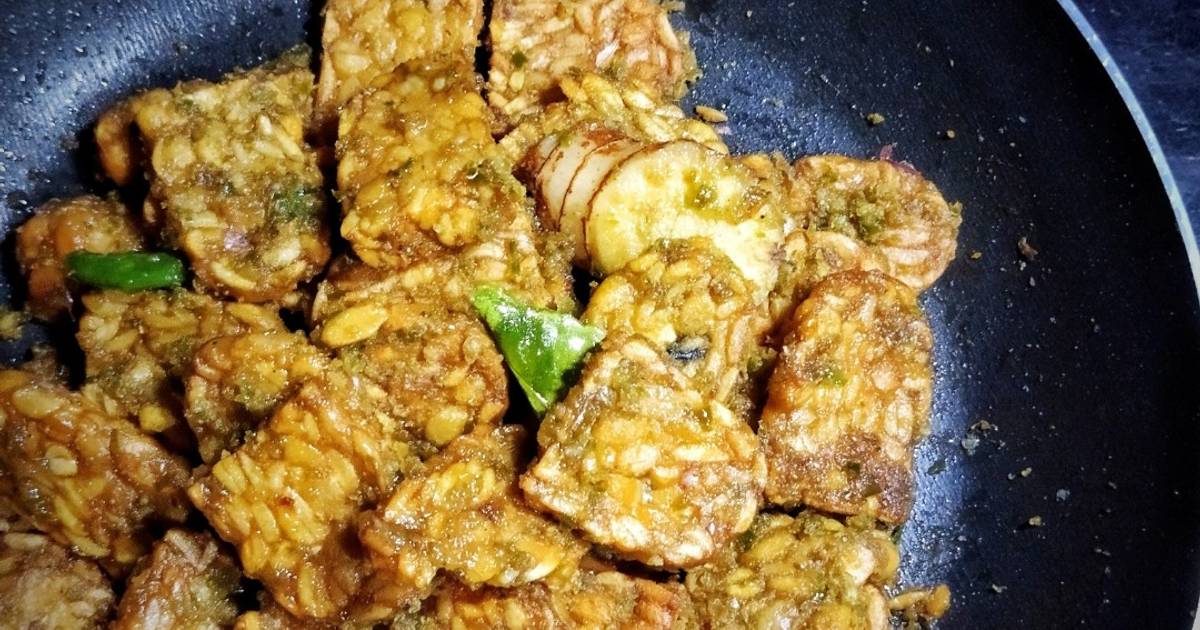 446 resep tempe cabe hijau masakan padang enak dan mudah - Cookpad
