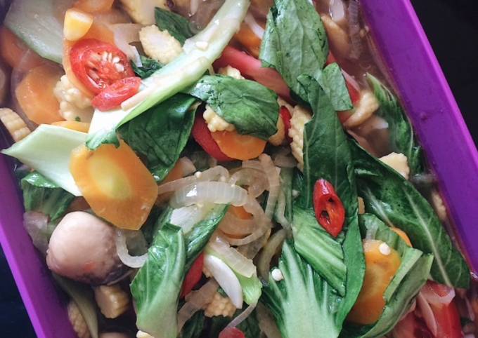 Resep Capcay jamur jagung muda oleh Adisti Dwi Utami - Cookpad