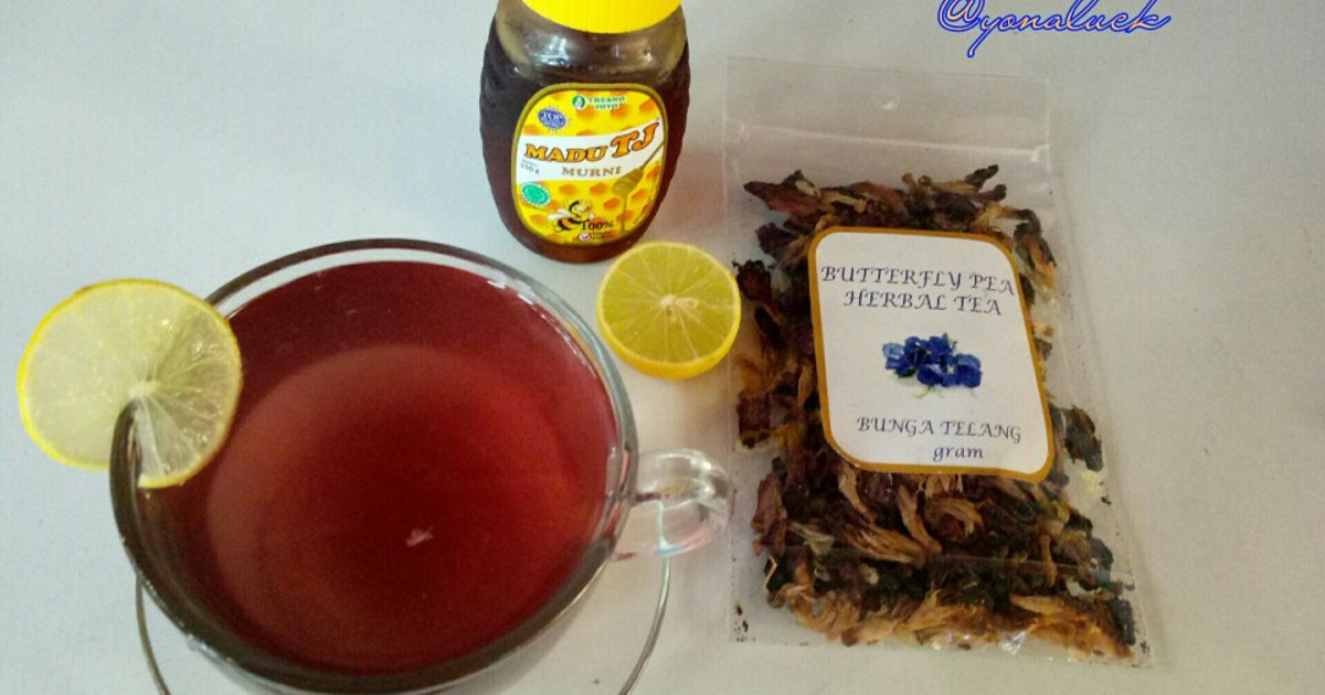 Resep Teh Bunga Telang oleh Yonaluck - Cookpad