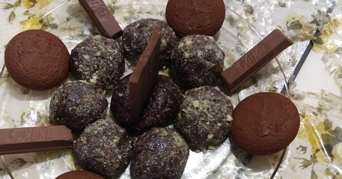 Disha Bhindora દ્વારા રેસીપી ચોકલેટ બોલ્સ(Chocolate Balls Recipe In ...