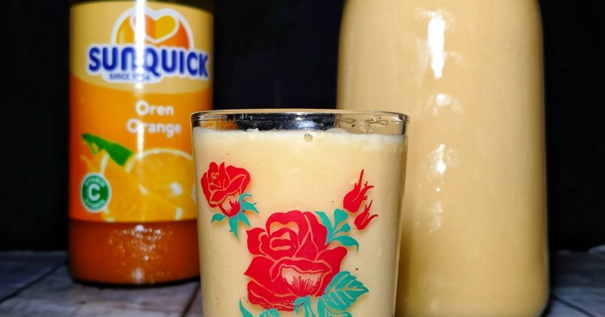 Resipi Air Oren Susu Ala Vitagen oleh shazrina - Cookpad