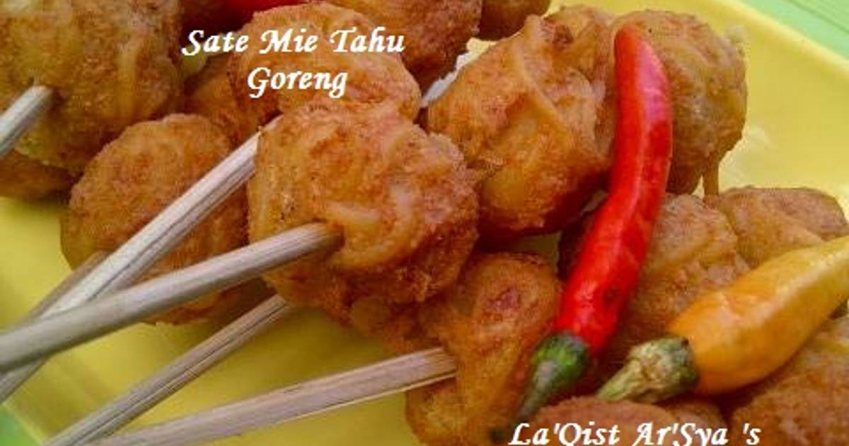 Resep Sate Mie Tahu Goreng oleh Tuty Suyanto - Cookpad