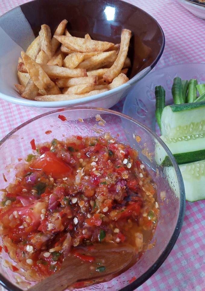 Resep Sambal pecak oleh Bunga Mey - Cookpad