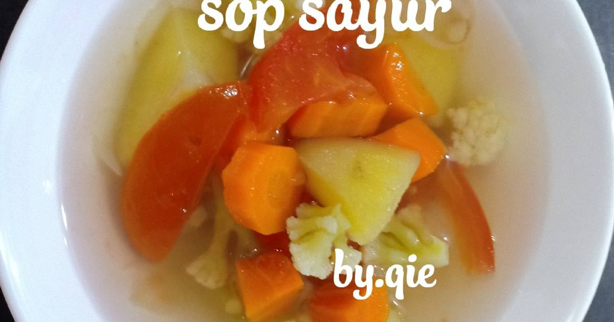 Resep Sop sayur oleh Qie - Cookpad