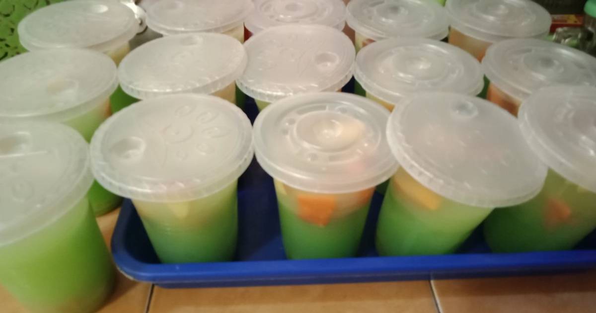 456 resep es buah melon apel enak dan mudah - Cookpad
