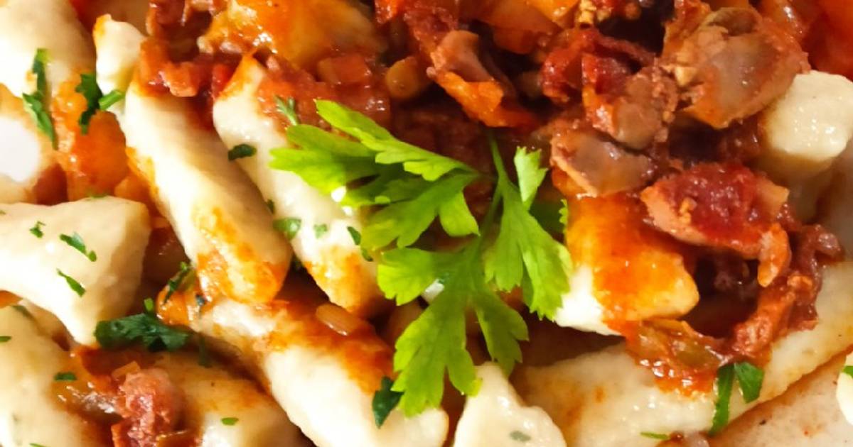 27 egyszerű és finom krumplis nudli recept - Cookpad receptek