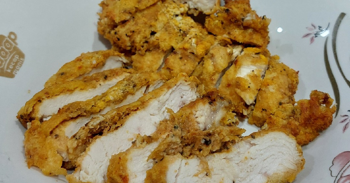 Resep Anabolic Air Fried Chicken Katsu |High Protein, Low Calorie oleh ...