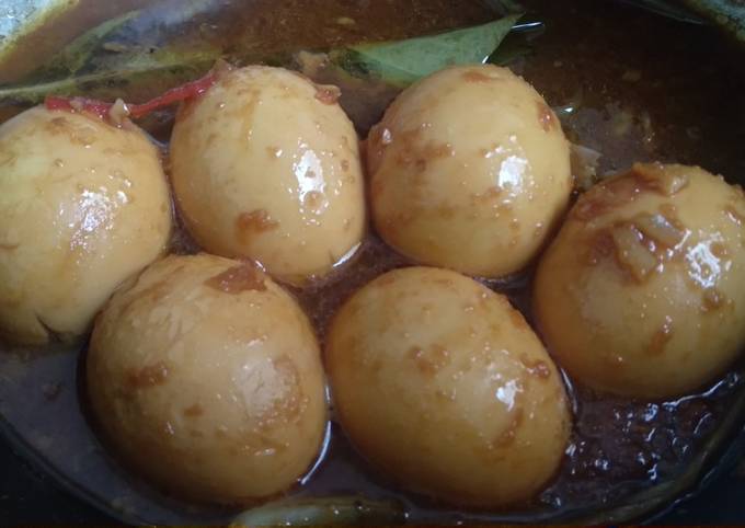 Resep Telur bumbu kecap oleh Cucu Nuraeni - Cookpad