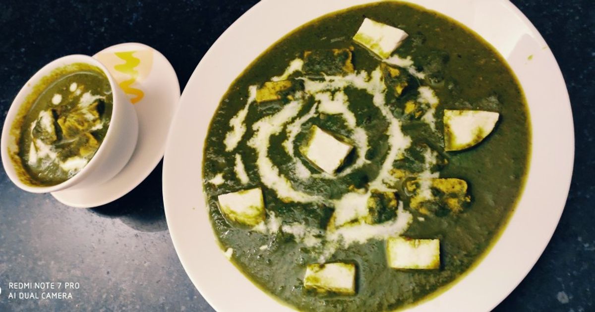 Palak Paneer Recipe by Richa Amit Jaiswal - Cookpad