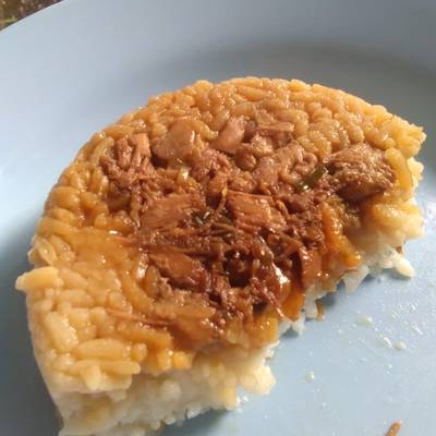 Resep Nasi Tim Ayam Hemat Waktu oleh Vinona - Cookpad