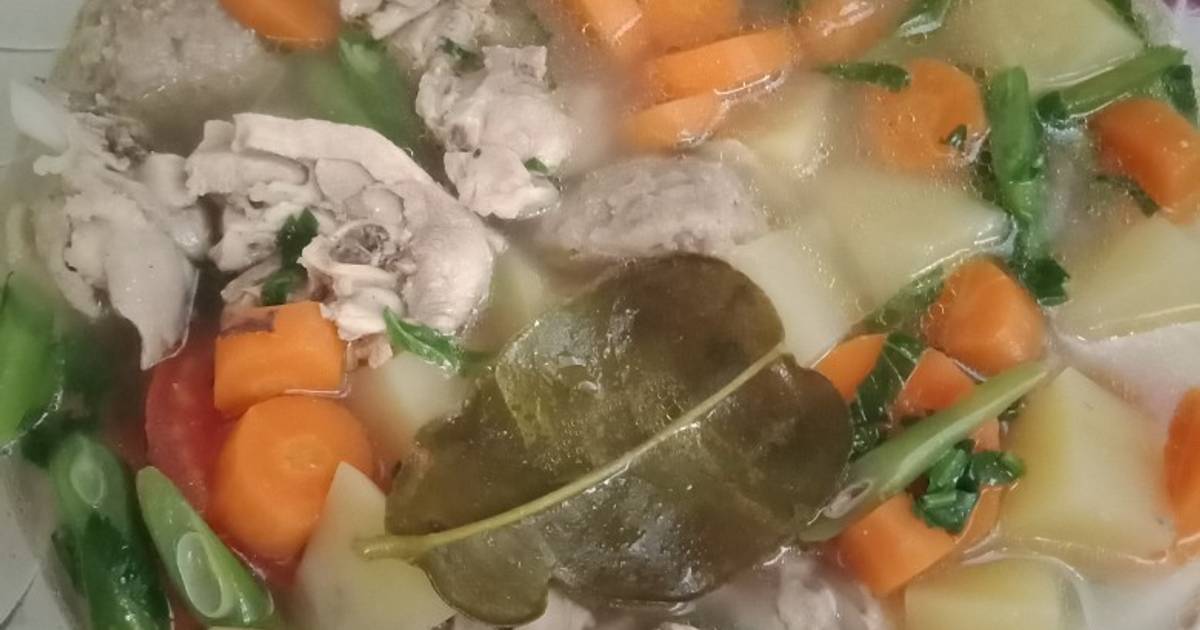 Resep Sup Ayam Bening oleh Anik Andayani - Cookpad