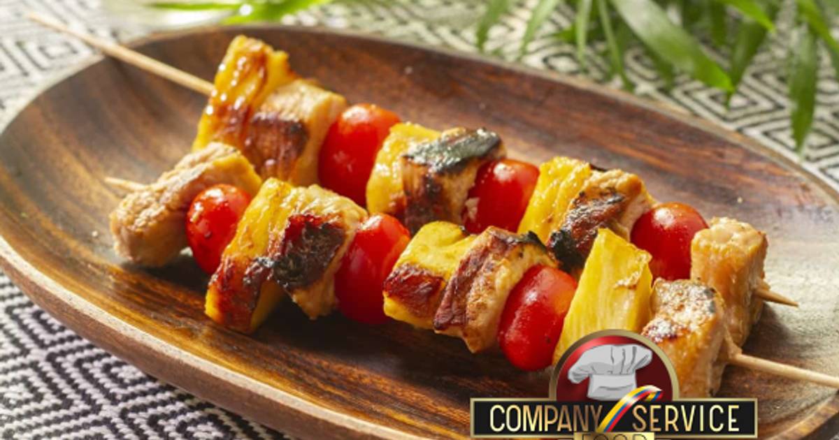 Brocheta de cerdo Receta de Recetas Food Service Company- Cookpad