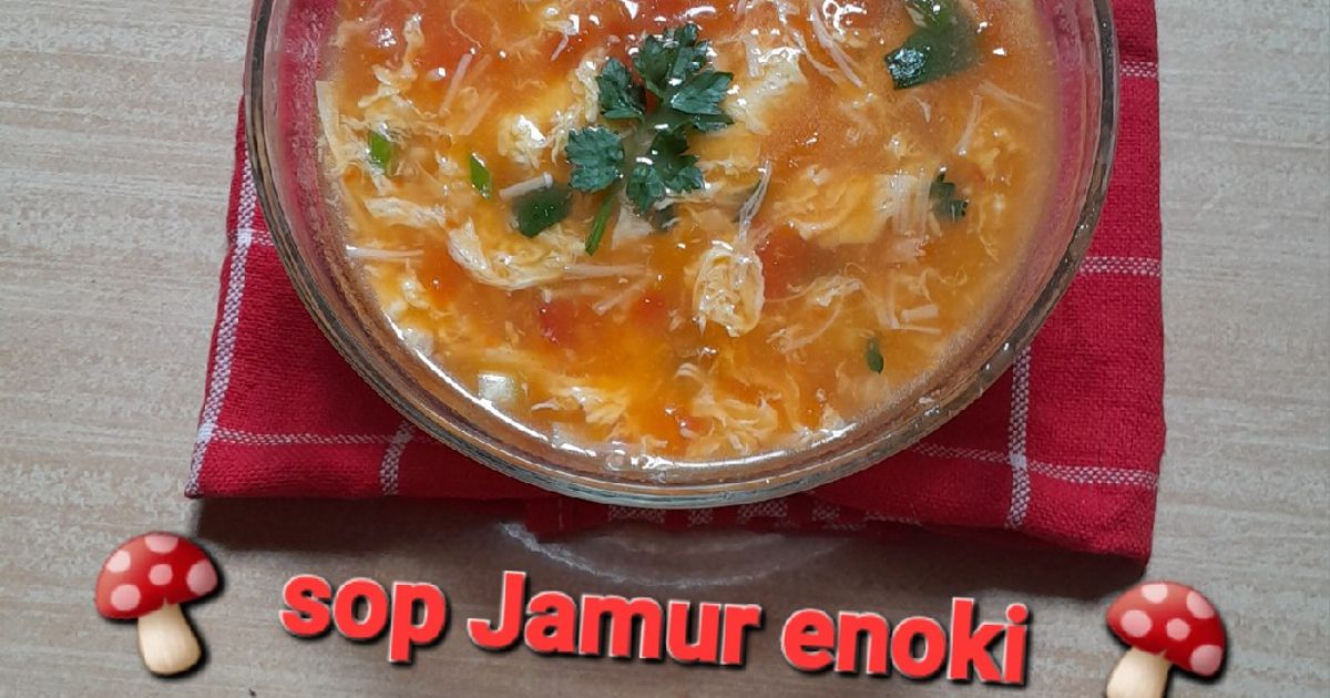 Resep Sop Jamur Enoki Ala Thaiwan oleh Ariduwi Santoso - Cookpad