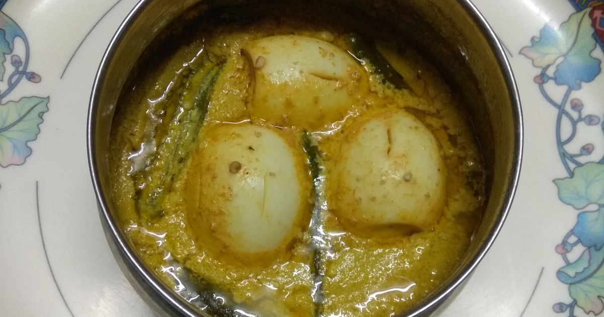 Steamed Egg Curry Recipe by Moumita Nandi - Cookpad
