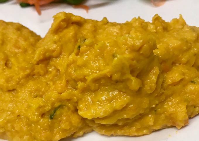 Puré de auyama y zanahoria Receta de Maria Luisa Aguilar- Cookpad