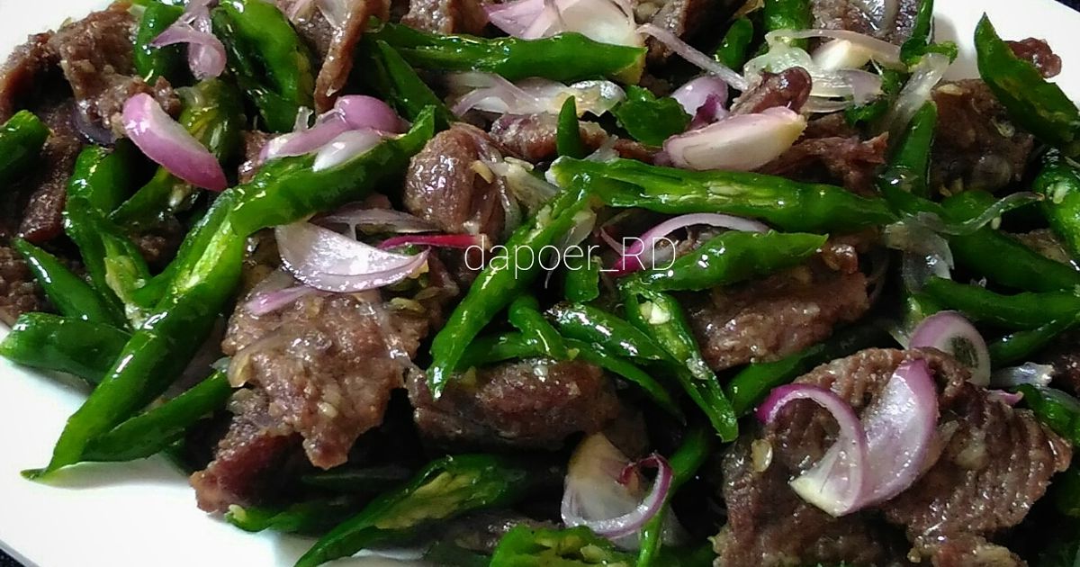 Resep Dendeng Batokok Cabe Ijo oleh PawonSenggani - Cookpad