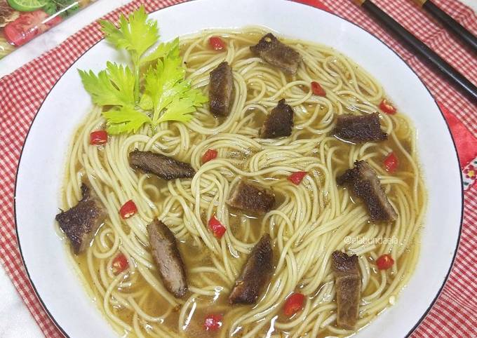 Resep Mie Oven Kuah Iga Sapi oleh Bunda Ela - Cookpad