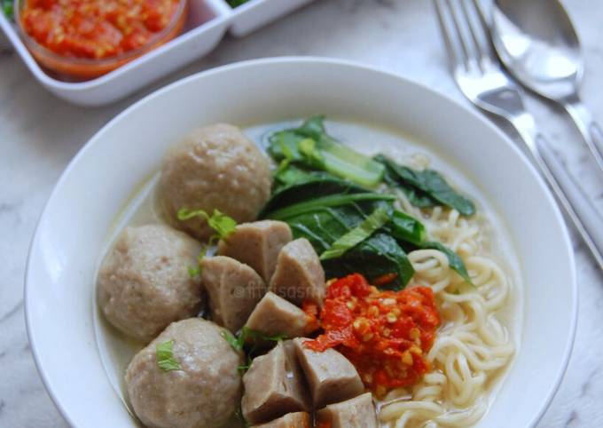 Resep Bakso Sapi oleh Fitri Sasmaya - Cookpad