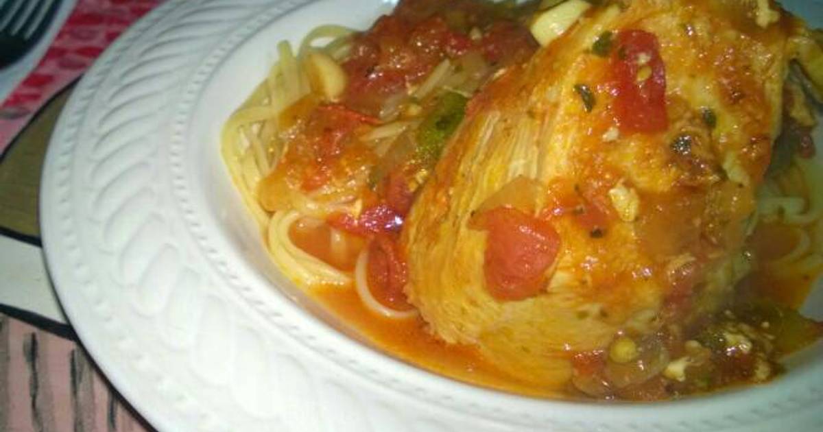 Estofado de Pollo Rústico con Tallarines Receta de Pajarito Mirón- Cookpad