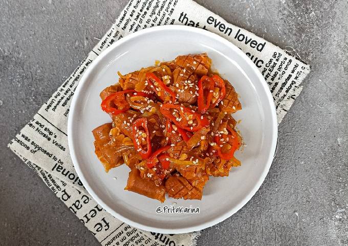 Resep Sosis with Gochujang Sauce oleh Prita Karina - Cookpad