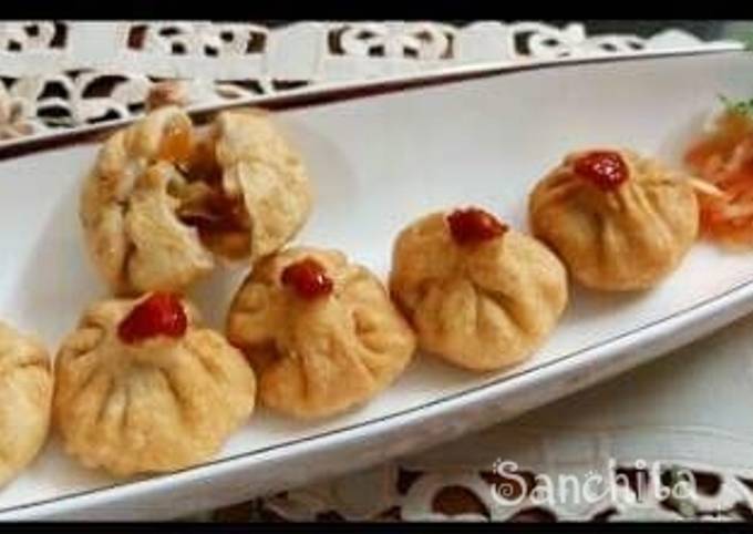 Veg Fried Momos Recipe by Sanchita Mittal - Cookpad