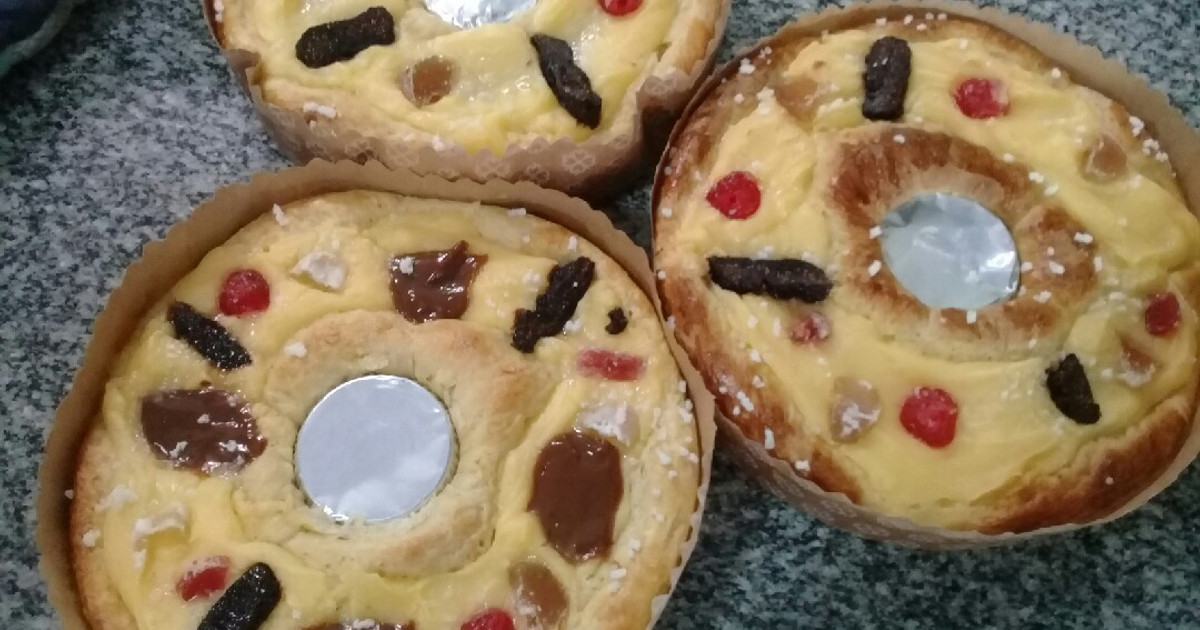 Rosca De Pascuas O Reyes Fácil Con Premezcla Receta de Maria Florencia ...