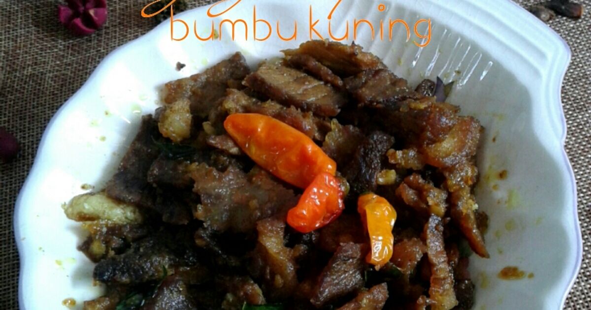 Resep Daging Sapi Bumbu Kuning oleh Ratih Sukardi - Cookpad