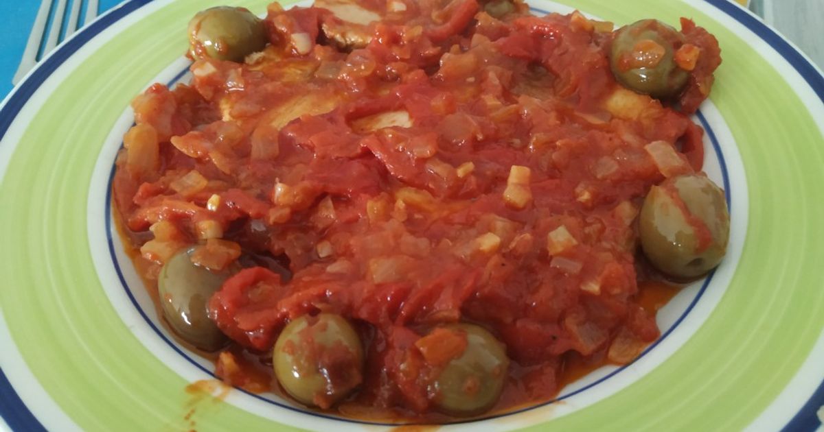 Pez Espada En Salsa De Aceitunas Receta de Jesus Carranza- Cookpad