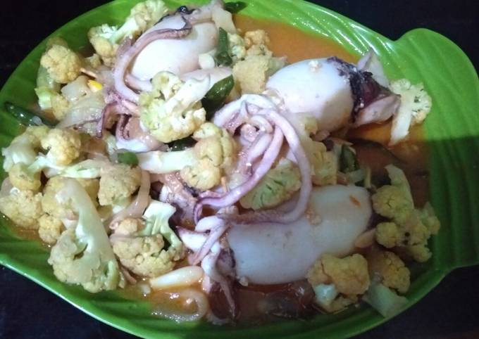Resep Cumi isi asam manis oleh yefni purna - Cookpad