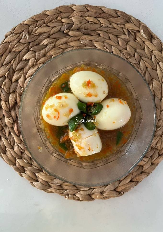 Resep Telur Rebus Sat Set oleh Susilowati - Cookpad