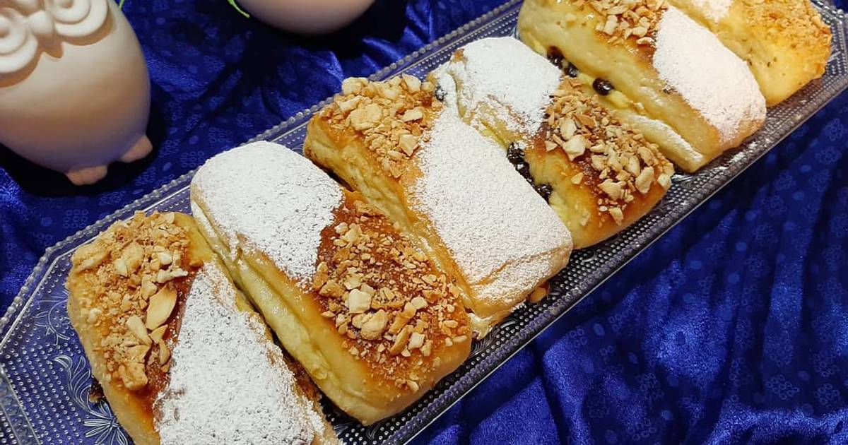 Pan de crema pastelera - 163 recetas caseras- Cookpad