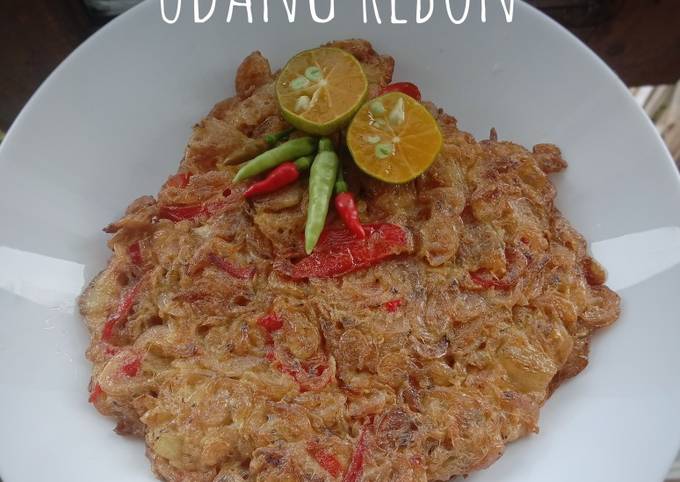 Resep Telur Dadar Udang Rebon oleh Rizka Emellia - Cookpad