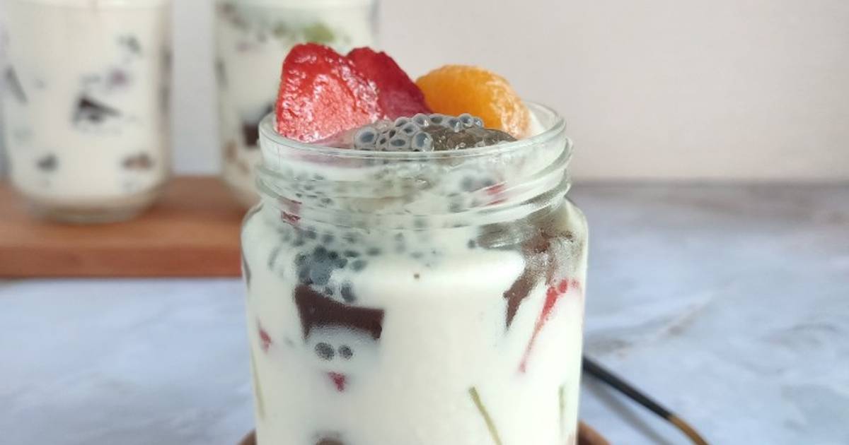 23 resep es buah susu evaporasi enak dan mudah - Cookpad