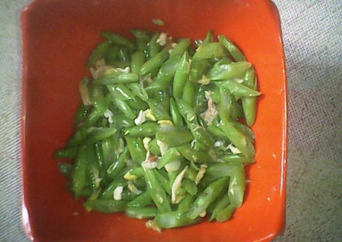 Resep Orek telor baby buncis oleh Nunuy Julaiva - Cookpad