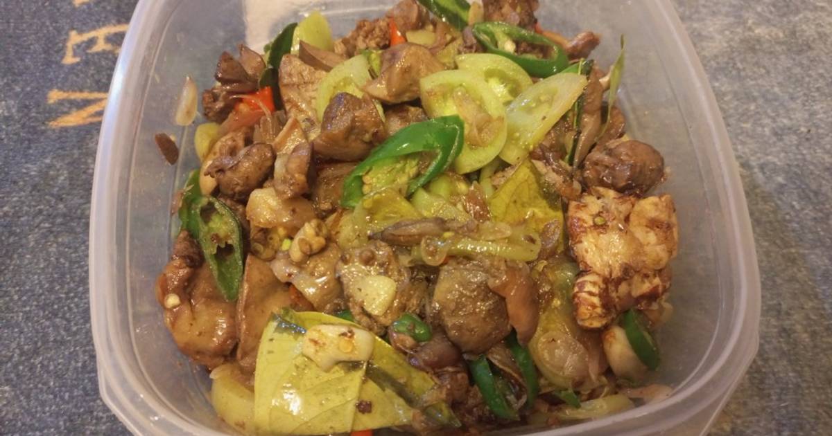 Resep Oseng Pedas Ati ampela #63 oleh Rizka Aulia - Cookpad