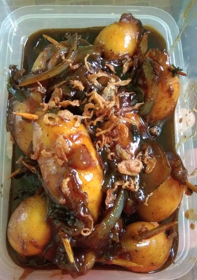 Resep Cumi kecap isi telur puyuh oleh Dapoer Mama Louis - Cookpad