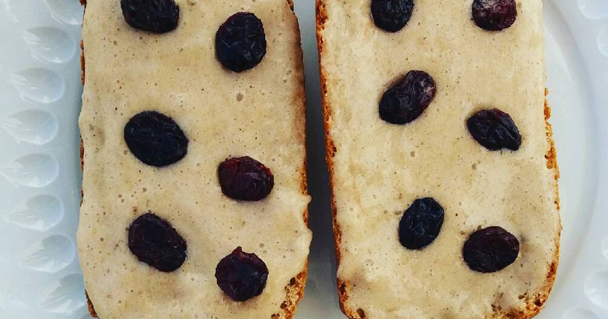Panecillo de centeno con plátano y arándanos Receta de Nieves Martínez ...