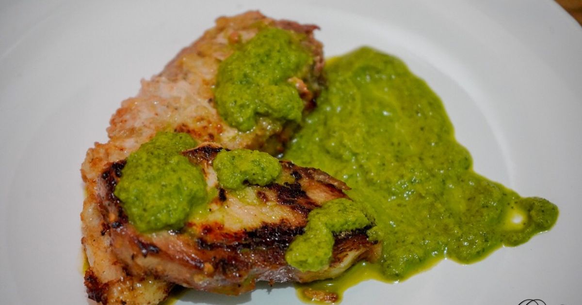 Lomito De Cerdo Con Salsa Verde Receta de Ricardo Arellano- Cookpad