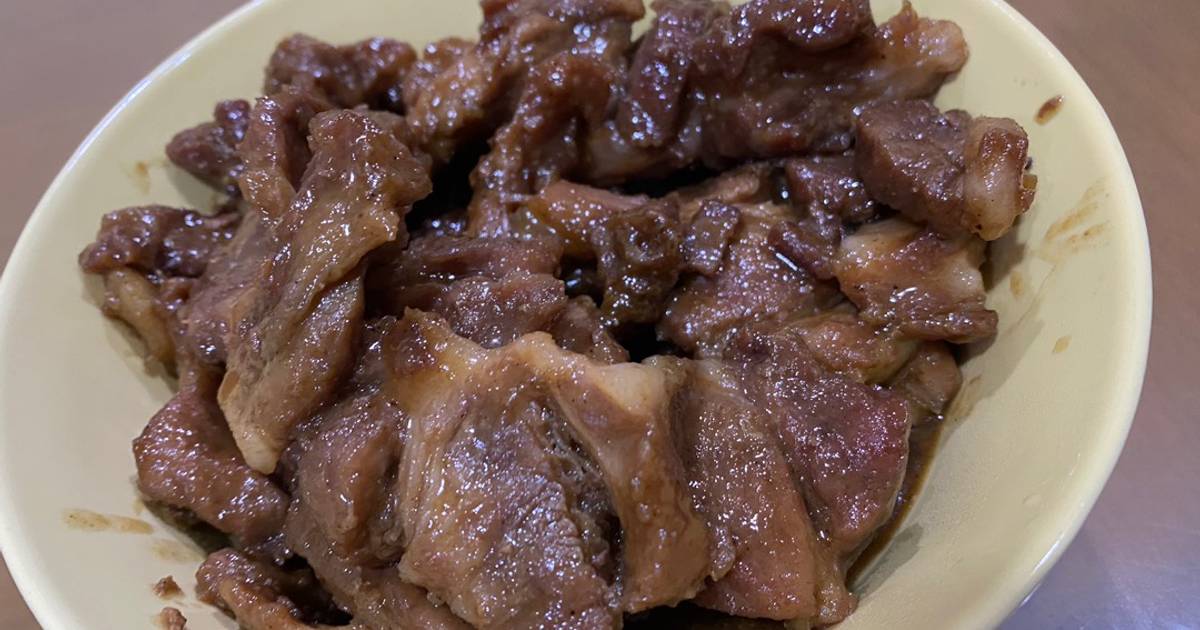Resep Daging 🐖 Babi Gula Merah oleh Soegianto - Cookpad