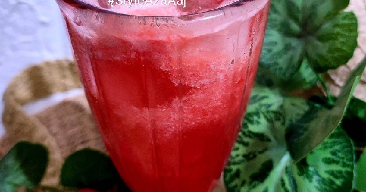 Resipi Jus Buah Tembikai Pujaan Hati Mu🍉 ️ oleh Aza Aaj - Cookpad
