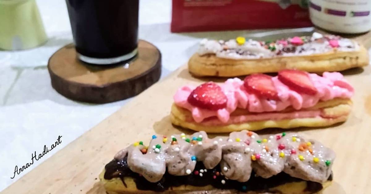Resep Paris Eclair Series With Fibercreme oleh Anna Hadi_ant - Cookpad