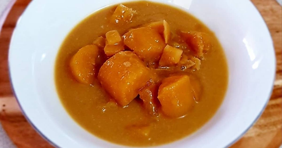 Kolak Labu Kuning (Sweet Pumkin Soup) Recipe by Kezia's Kitchen 👩‍🍳 ...