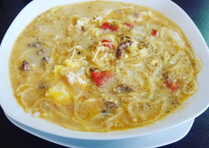 Sopa criolla cusqueña Receta de Shirley - Cookpad