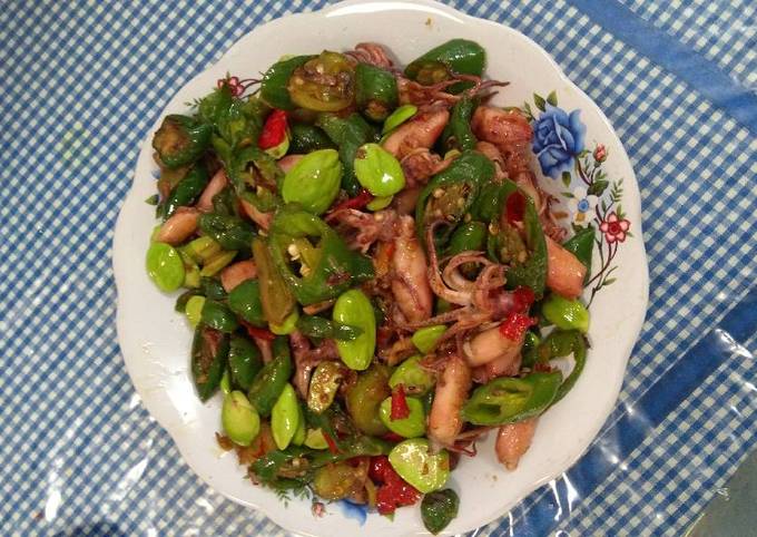 Resep Cumi Pete Cabe Ijo oleh Echi - Cookpad