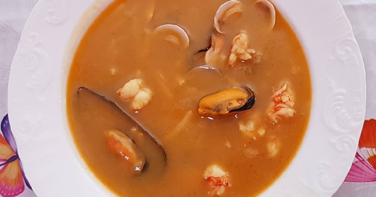 Sopa de marisco Receta de ISA- Cookpad