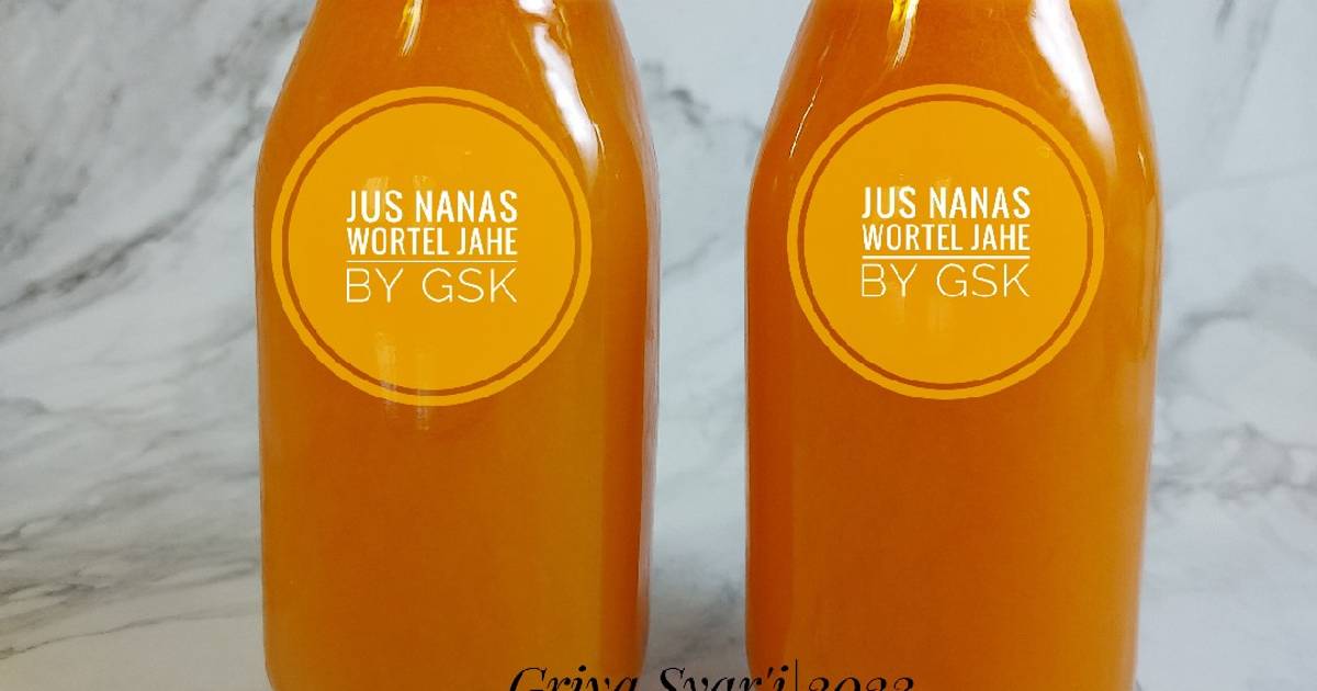 Resep Jus Nanas Wortel Jahe oleh Griya Syar'i - Cookpad