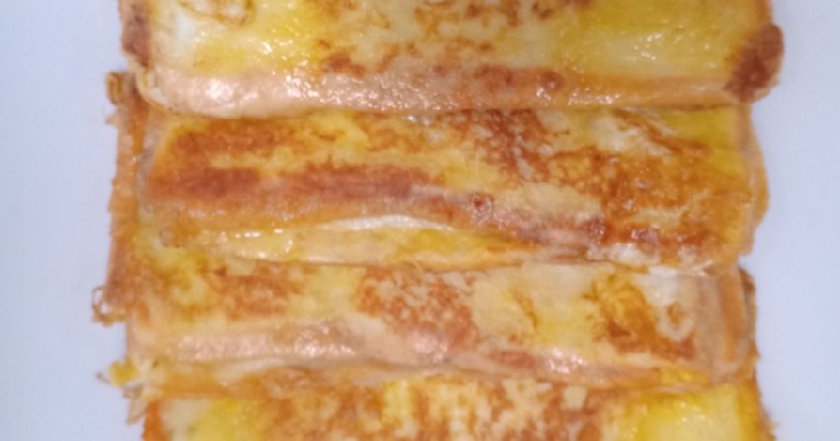 Resep (Seri Roti) French Toast Abon (Bekal Sekolah Anak) oleh Jelita ...