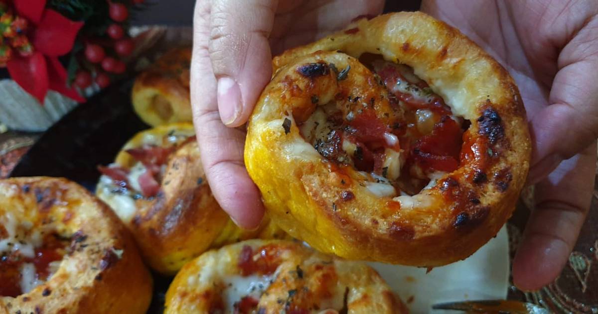 Resep Roll pizza & sosis roll rendah karbo oleh Vinta Kitchen - Cookpad